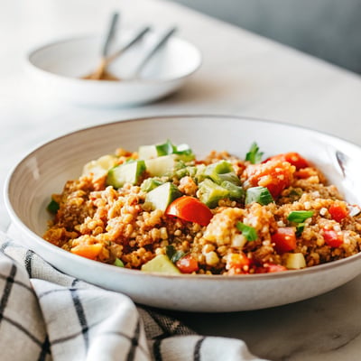 Mexican Couscous Express (Easy) | Ad-free Recipes
